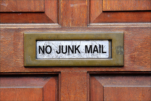 junk mail - Sustainability Guide